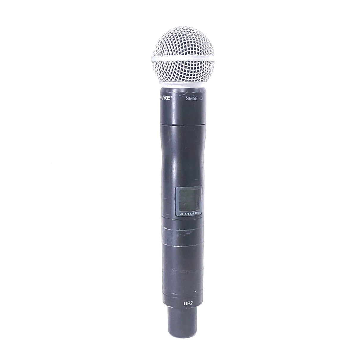 Shure UR2 Wireless Transmitter (J5: 578 - 638 MHz) w/ SM58 Mic Capsule ...