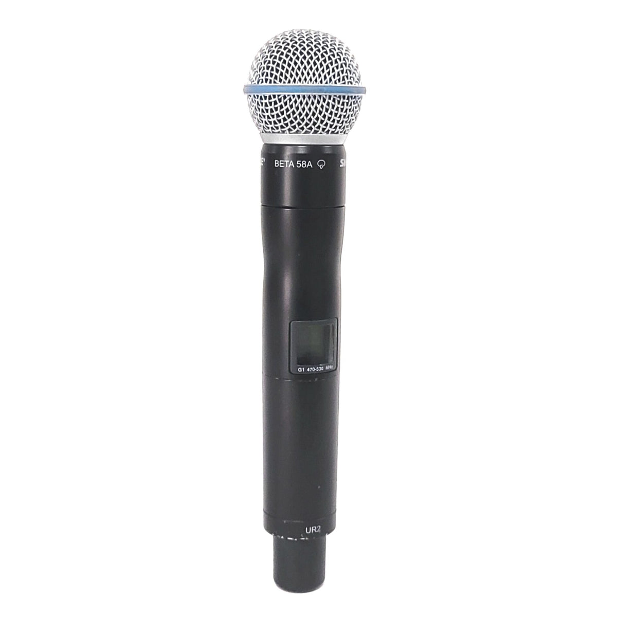 Shure UR2 Wireless Transmitter w/ BETA 58A Mic Capsule (G1: 470 - 530 ...
