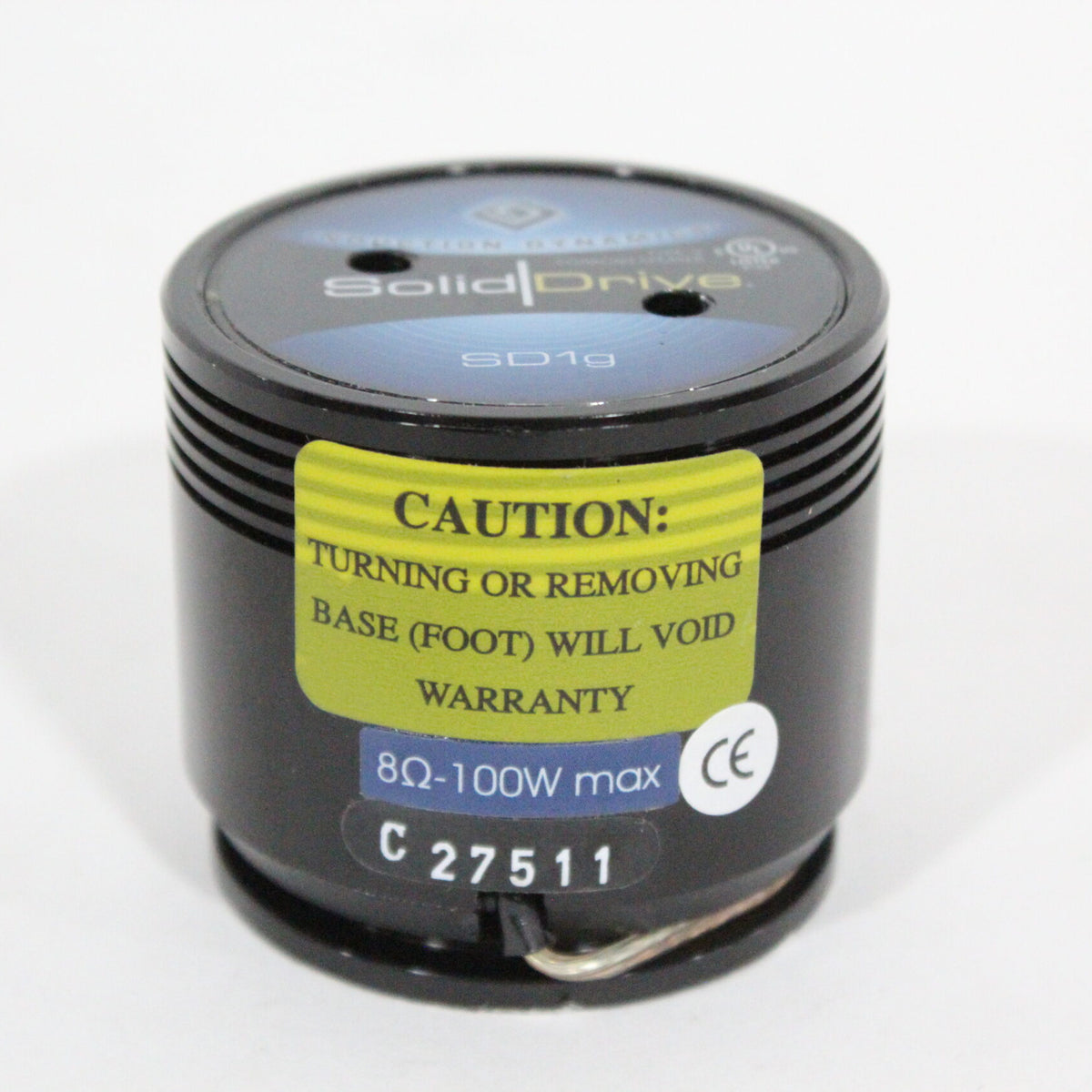 Solid Drive SD1g On-Surface Full-Range Sound Transducer for Glass (Bla ...