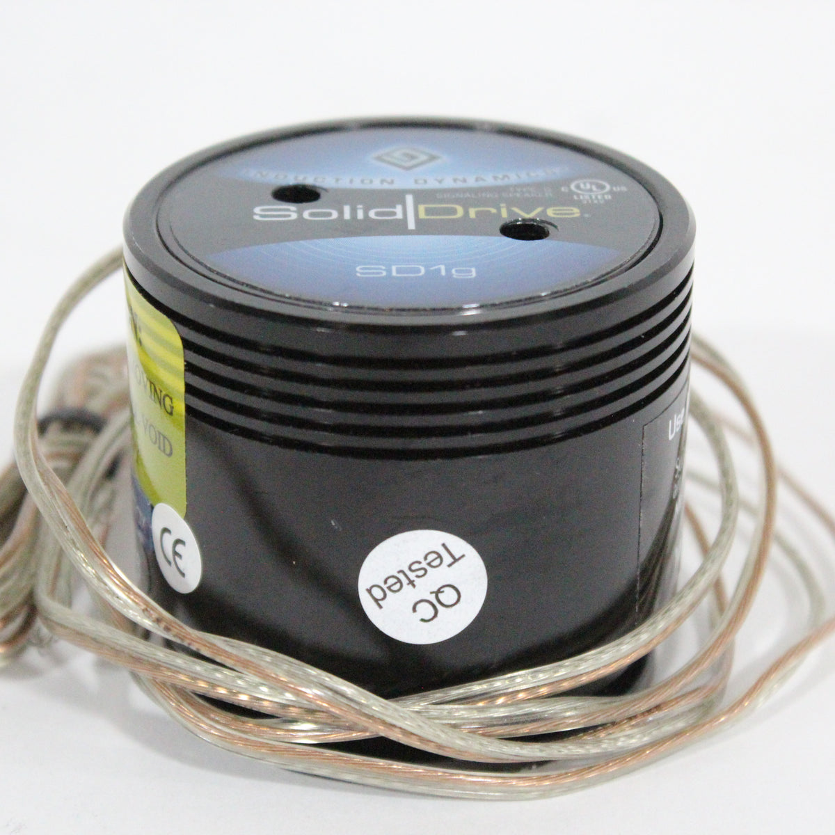 Solid Drive SD1g On-Surface Full-Range Sound Transducer for Glass (Bla ...