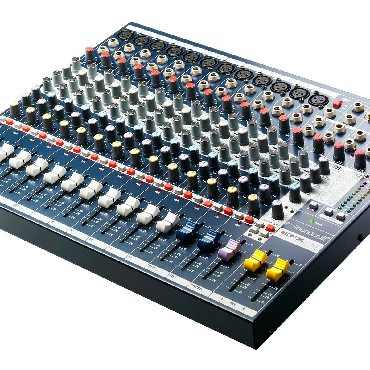 Soundcraft EFX12 Series 12x2-Channel Mixer with Lexicon FX and Rackmou ...