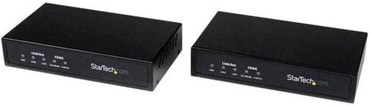 Startech Gigabit Ethernet over Coaxial Unmanaged Network Extender EOC1 ...
