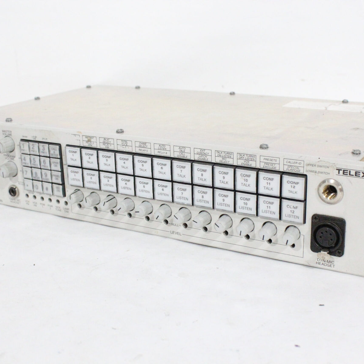 Telex 803 12-Channel Programmable Master Station w/ 4-Wire Listen Opti ...