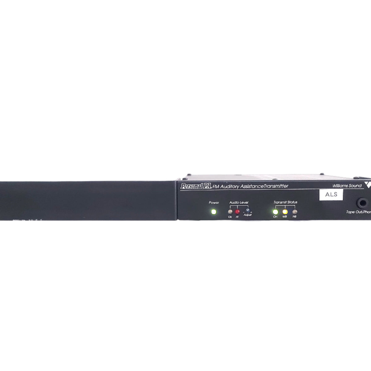 William Sound T20 Personal PA FM Auditory Assistance Transmitter w/ AC ...