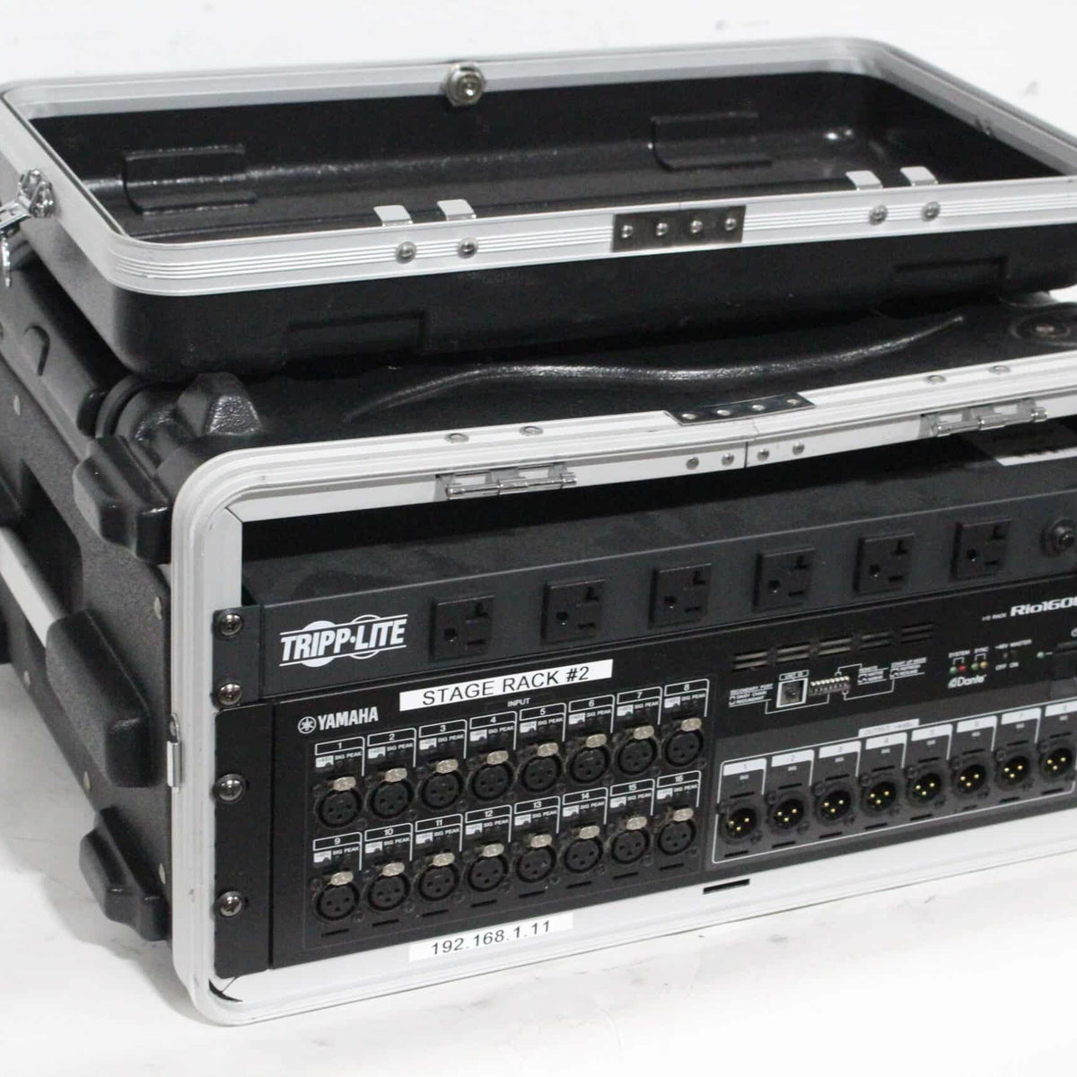 Yamaha 1608-D Rio Series 16-Input/8-Output Dante Stage Box – AVGear.com