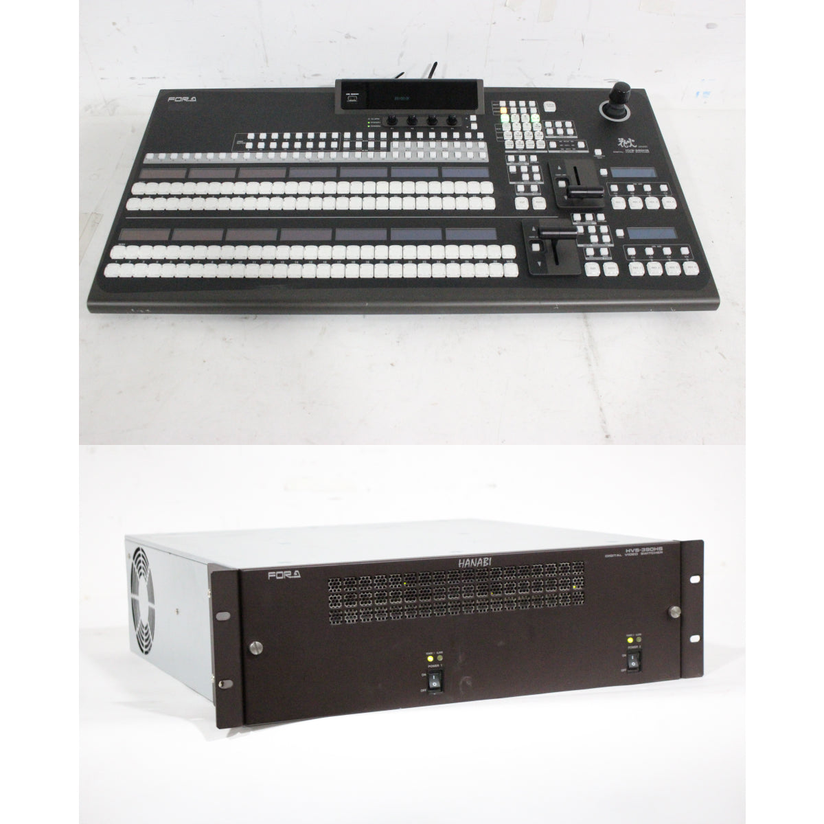 For.A HVS-392WOU 2 M/E 28-Button Control Surface & HVS-390HS HD/SD Vid ...