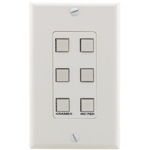 Kramer RC-76R 6−button Ethernet and KNET™ Control Keypad – AVGear.com